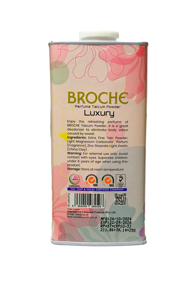 Broche Luxury Talcum Powder – Cosmetics World